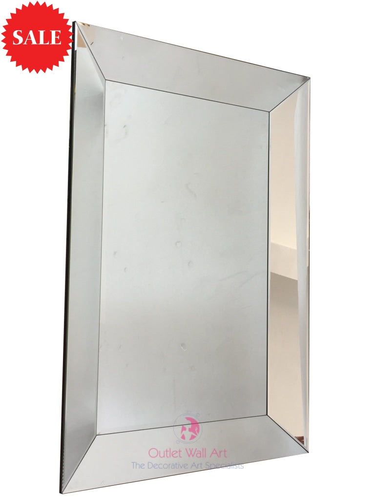 Venetian Classic Angled Framed Bevelled Wall Mirror 150cm x 60cm ...